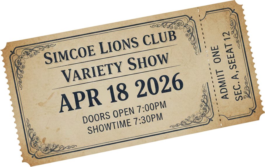 Variety Show 2026 – Simcoe Lions Club